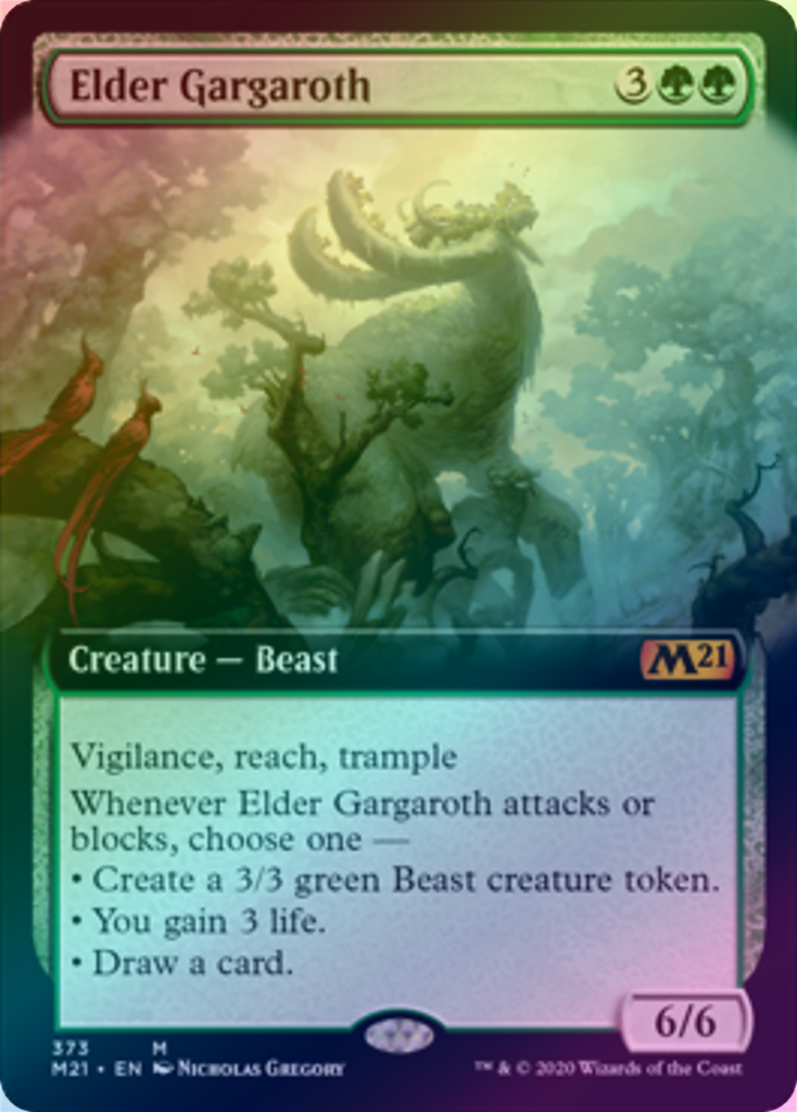 401 Games Canada - Elder Gargaroth - Extended Art (Foil) (M21)