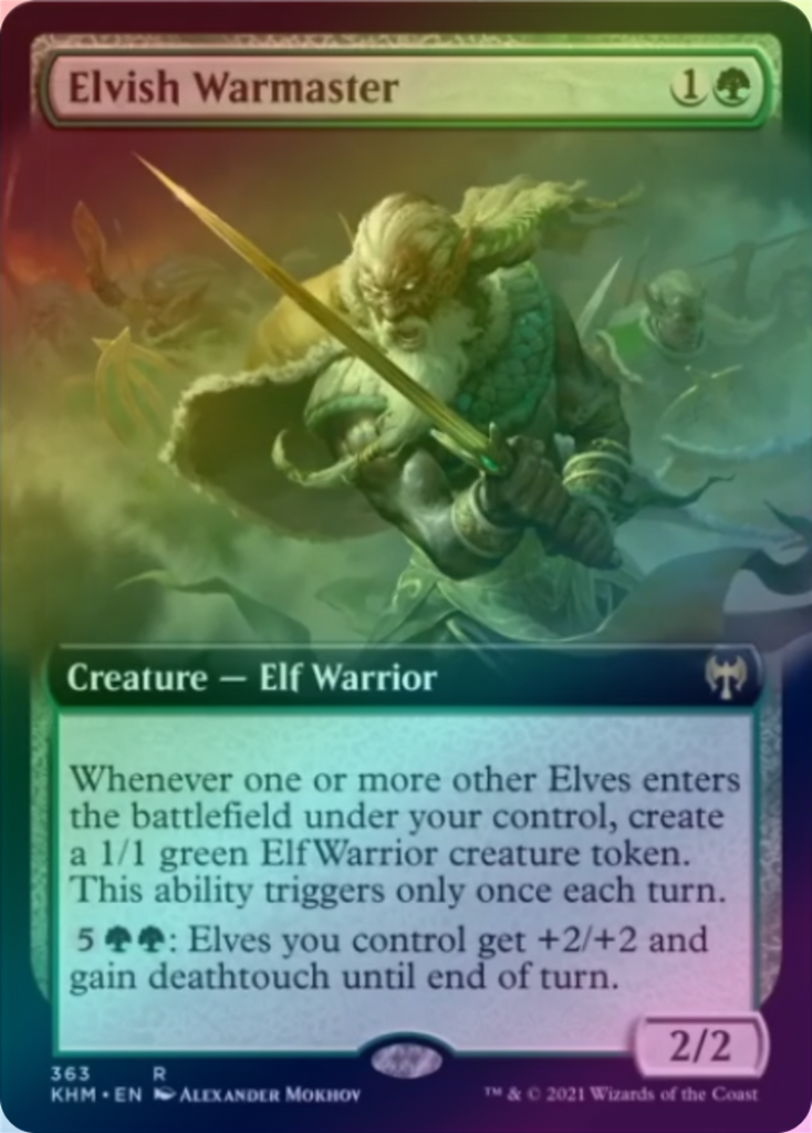 401 Games Canada - Elvish Warmaster - Extended Art (KHM) (Foil)