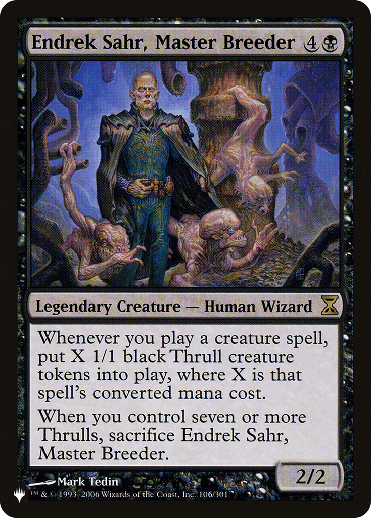 401 Games Canada - Endrek Sahr, Master Breeder - TSP Reprint (PLST)