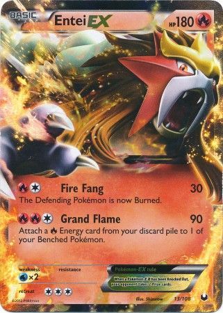 401 Games Canada - Entei EX - 13/108 - Ultra Rare