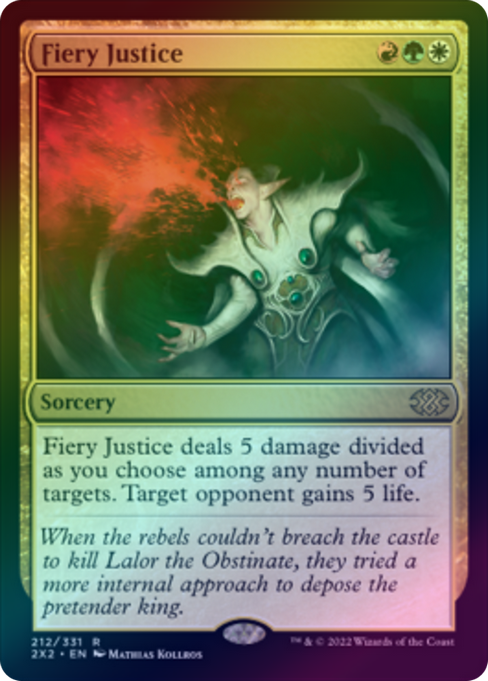401 Games Canada - Fiery Justice (Foil) (2X2)