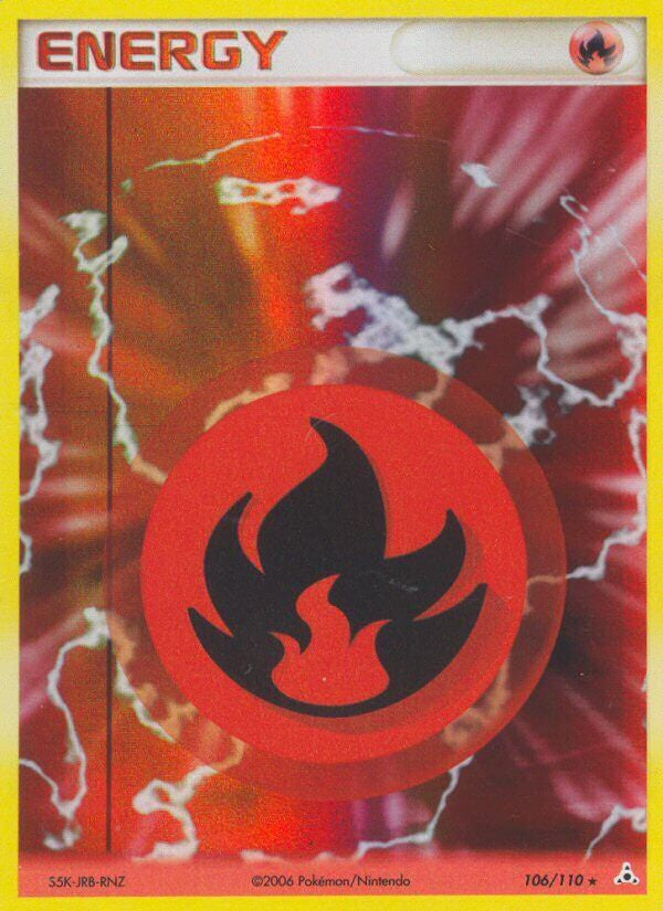 401 Games Canada - Fire Energy - 106/110 - Holo Rare