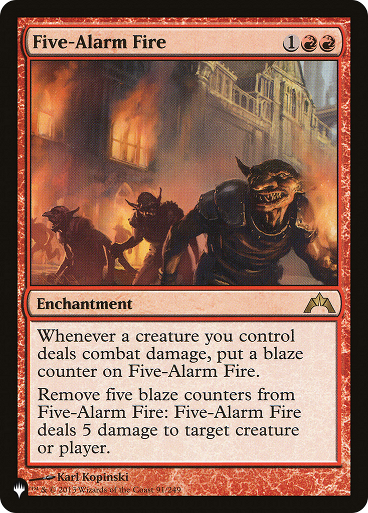 401 Games Canada - Five-Alarm Fire - GTC Reprint (PLST)