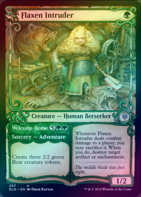 401 Games Canada - Flaxen Intruder // Welcome Home - Showcase (Foil) (ELD)