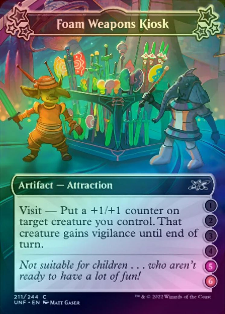 401 Games Canada - Foam Weapons Kiosk - Attraction Lights 5, 6 (Foil) (UNF)