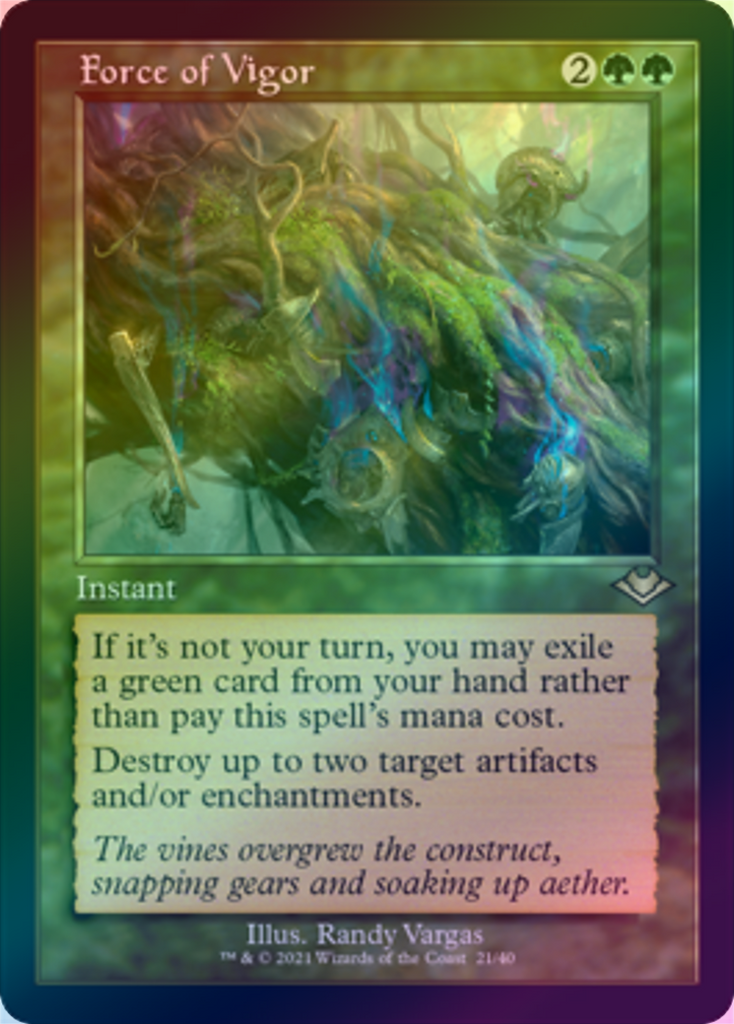 401 Games Canada - Force of Vigor - Retro Frame (RMH1) (Foil)