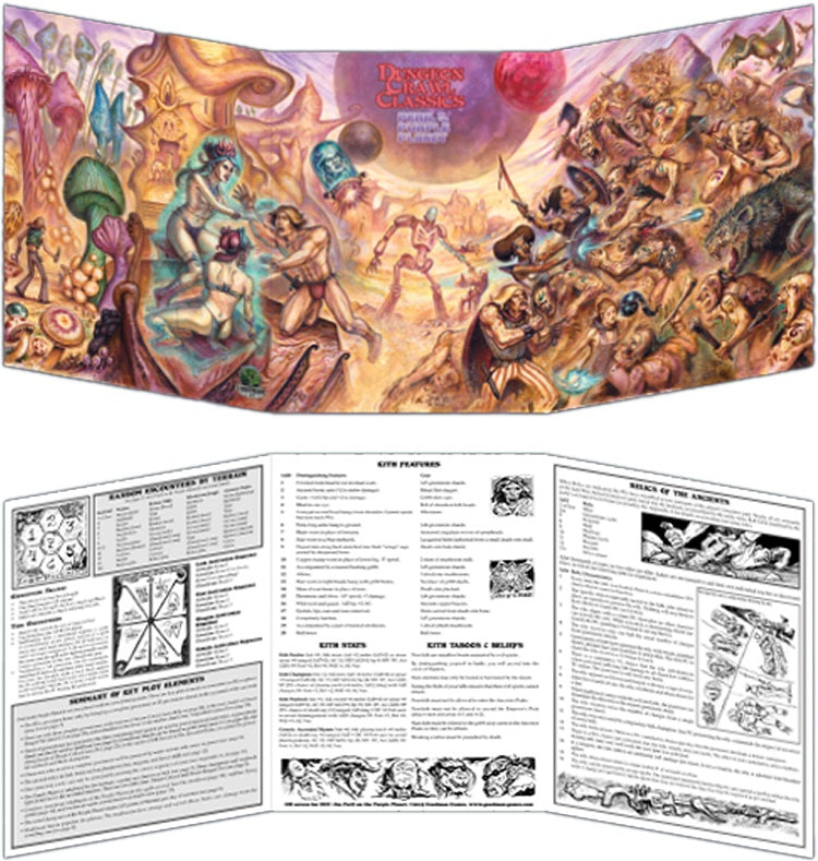 401 Games Canada - DCC - Purple Planet (DCC RPG) - Judge’s Screen