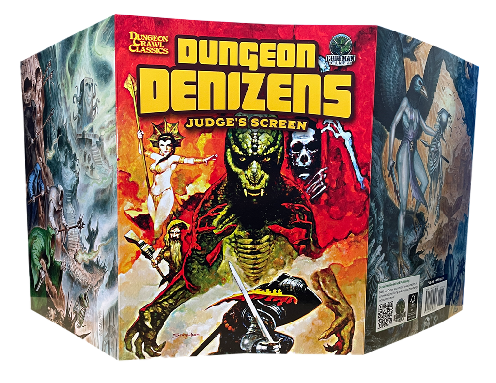 401 Games Canada - DCC - Dungeon Denizens (DCC RPG) - Judge's Screen