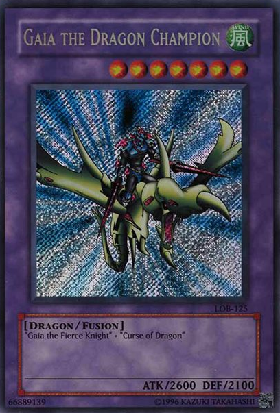 401 Games Canada - Gaia the Dragon Champion - LOB-125 - Secret Rare ...