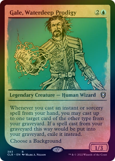 401 Games Canada - Gale, Waterdeep Prodigy - Rulebook Showcase (Foil) (CLB)