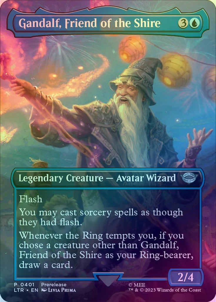 401 Games Canada - Gandalf, Friend of the Shire - Borderless Scene ...