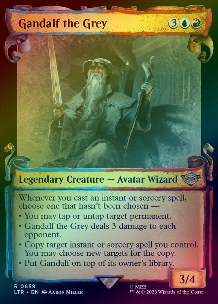 401 Games Canada - Gandalf the Grey - Scroll Showcase (Foil) (LTR)