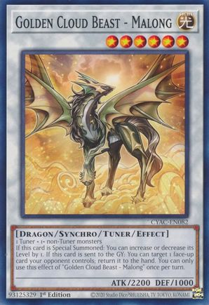 401 Games Canada - Golden Cloud Beast - Malong - CYAC-EN082 - Common ...