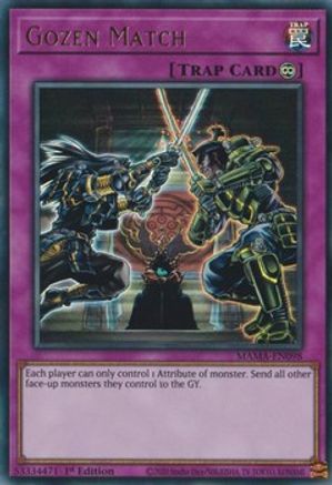 401 Games Canada - Gozen Match - MAMA-EN098 - Ultra Rare - 1st Edition