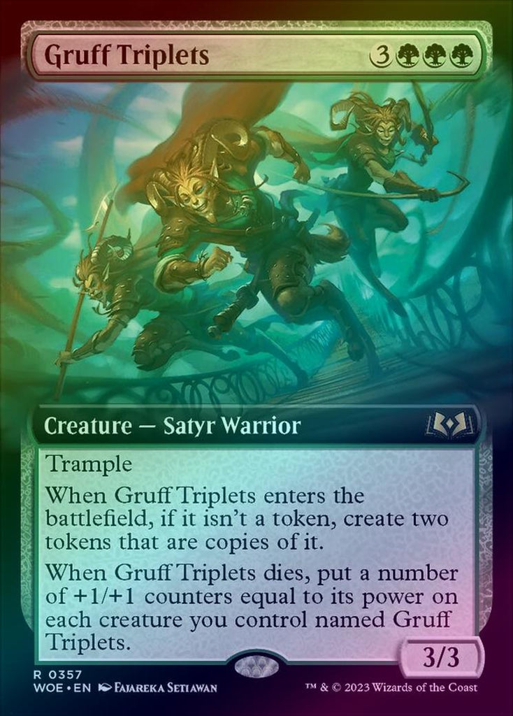 401 Games Canada - Gruff Triplets - Extended Art (Foil) (WOE)
