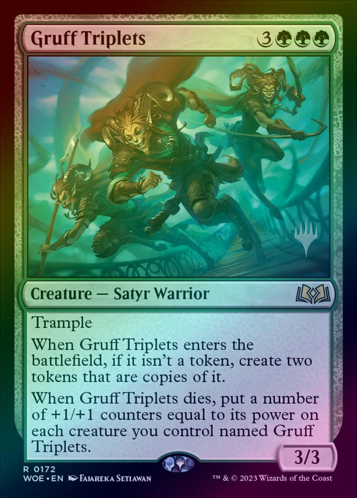 401 Games Canada - Gruff Triplets - Promo Pack (Foil) (PWOE)
