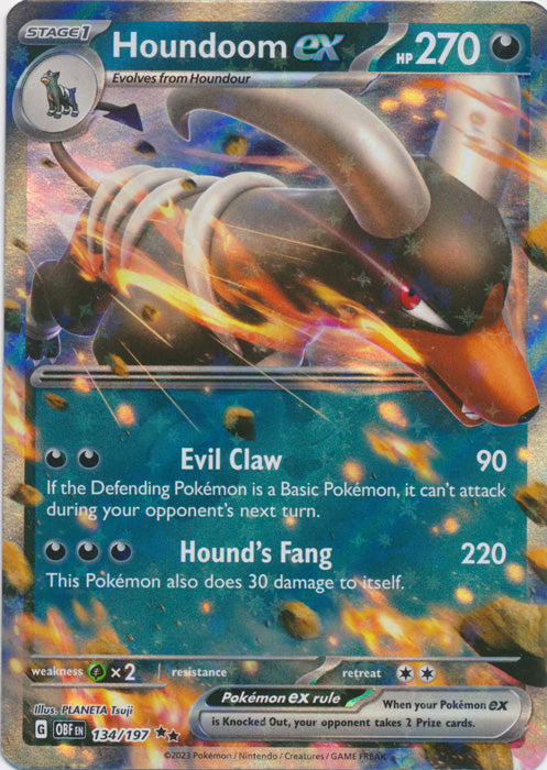 401 Games Canada - Houndoom ex - 134/197 - Double Rare