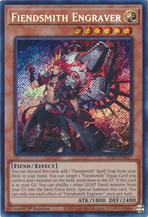 401 Games Canada - Fiendsmith Engraver - INFO-EN017 - Secret Rare - 1st ...