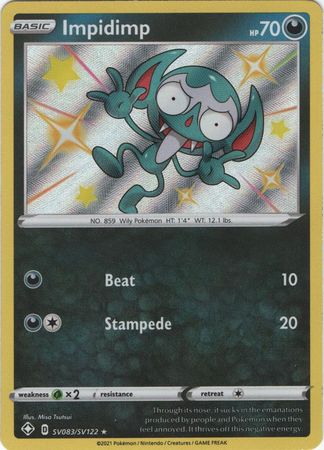 401 Games Canada - Impidimp SV083/SV122 - Shiny Rare
