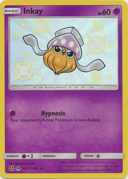 401 Games Canada - Inkay - SV17/SV94 - Shiny Rare