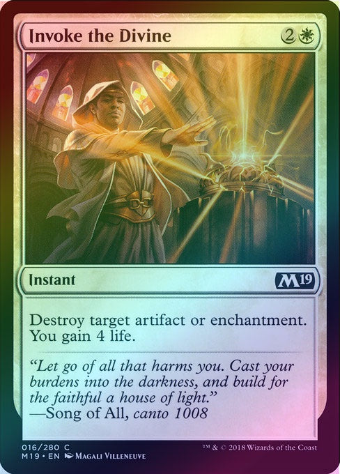 401 Games Canada - Invoke the Divine (Foil) (M19)