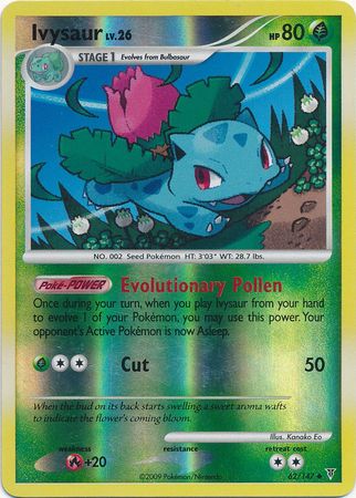 401 Games Canada - Ivysaur - 62/147 - Uncommon - Reverse Holo