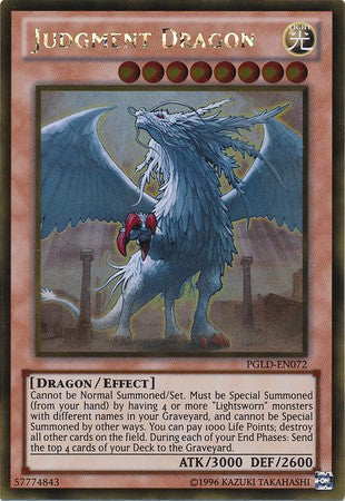 401 Games Canada - Judgment Dragon - PGLD-EN072 - Gold Rare - Unlimited