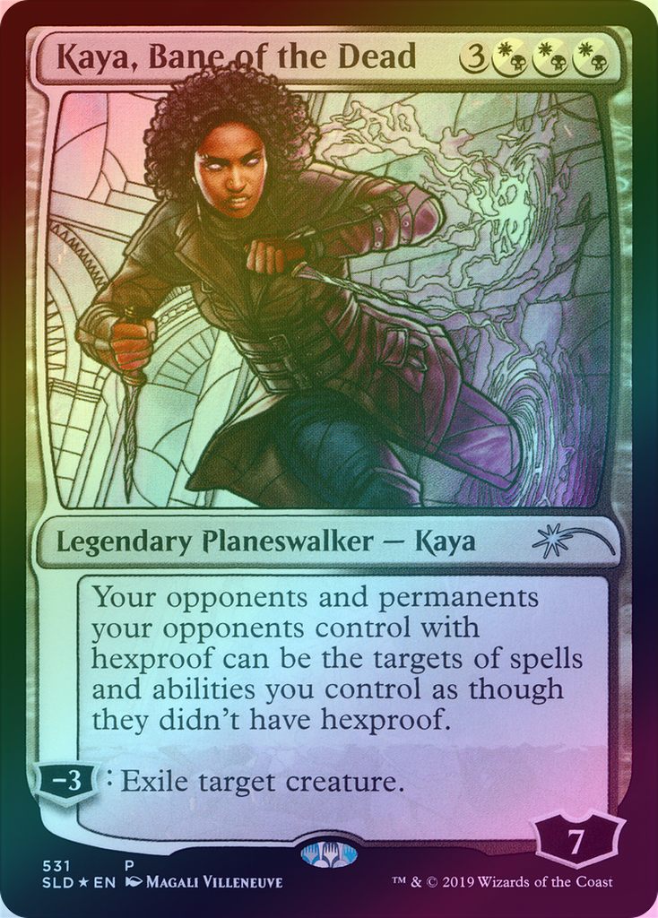 401 Games Canada - Kaya, Bane of the Dead - Stained Glass Promo (Foil)