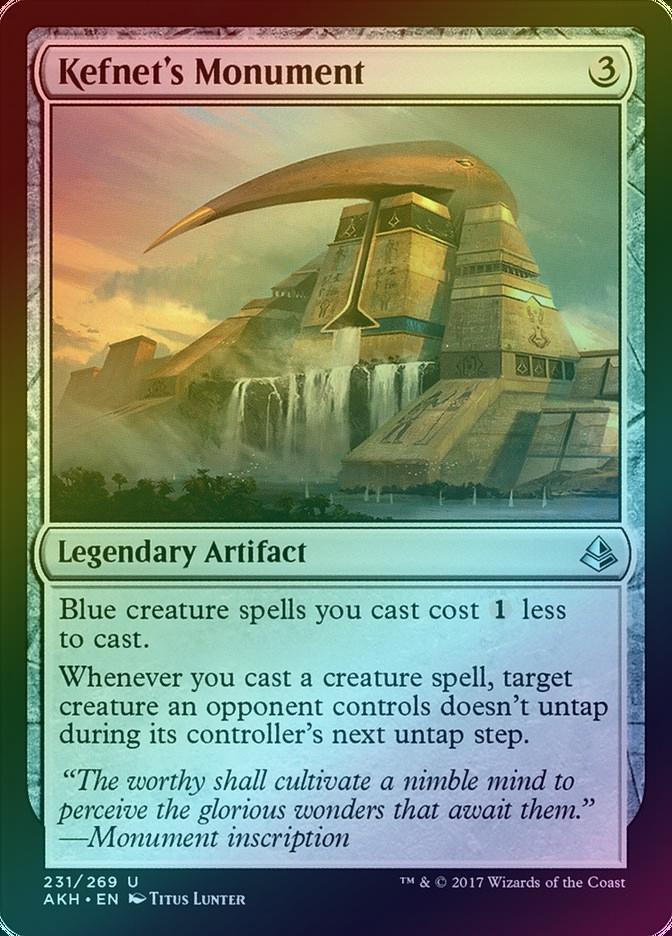 401 Games Canada - Kefnet's Monument (Foil) (AKH)