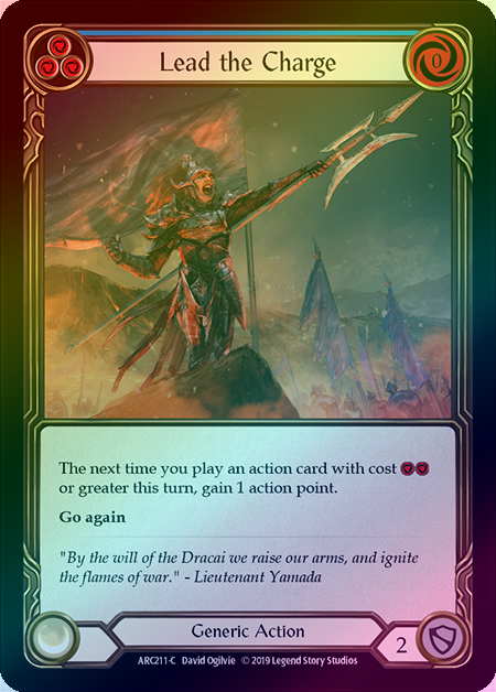 401 Games Canada - Lead the Charge (Blue) (ARC211) (Rainbow Foil ...