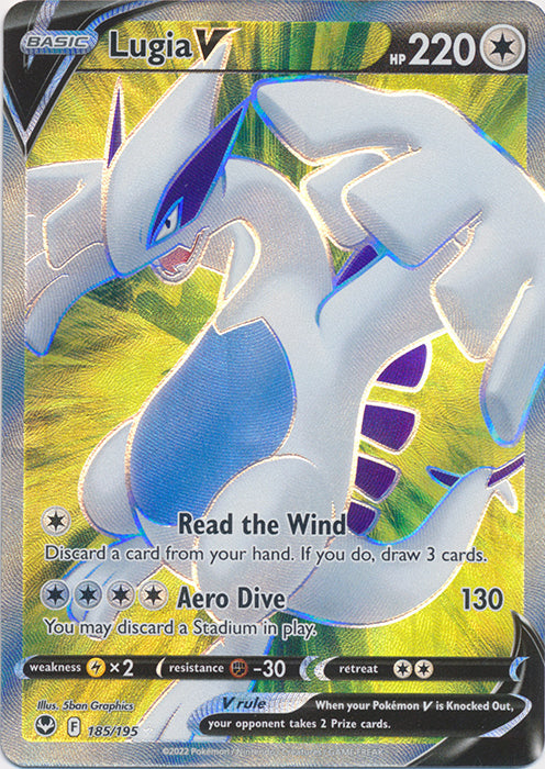 401 Games Canada - Lugia V - 185/195 - Full Art Ultra Rare