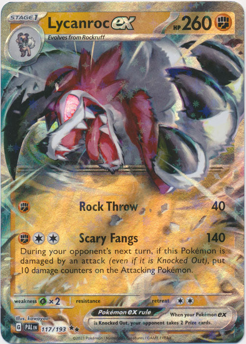 401 Games Canada - Lycanroc ex - 117/193 - Double Rare