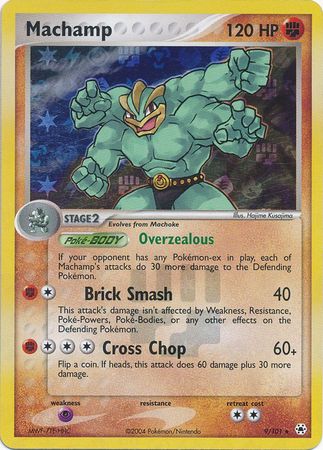 401 Games Canada - Machamp - 9/101 - Holo Rare - Reverse Holo