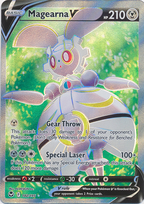 401 Games Canada - Magearna V - 182/195 - Full Art Ultra Rare