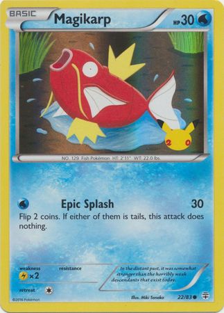 401 Games Canada - Magikarp - 22/83 - Promo (20th Anniversary Stamp)