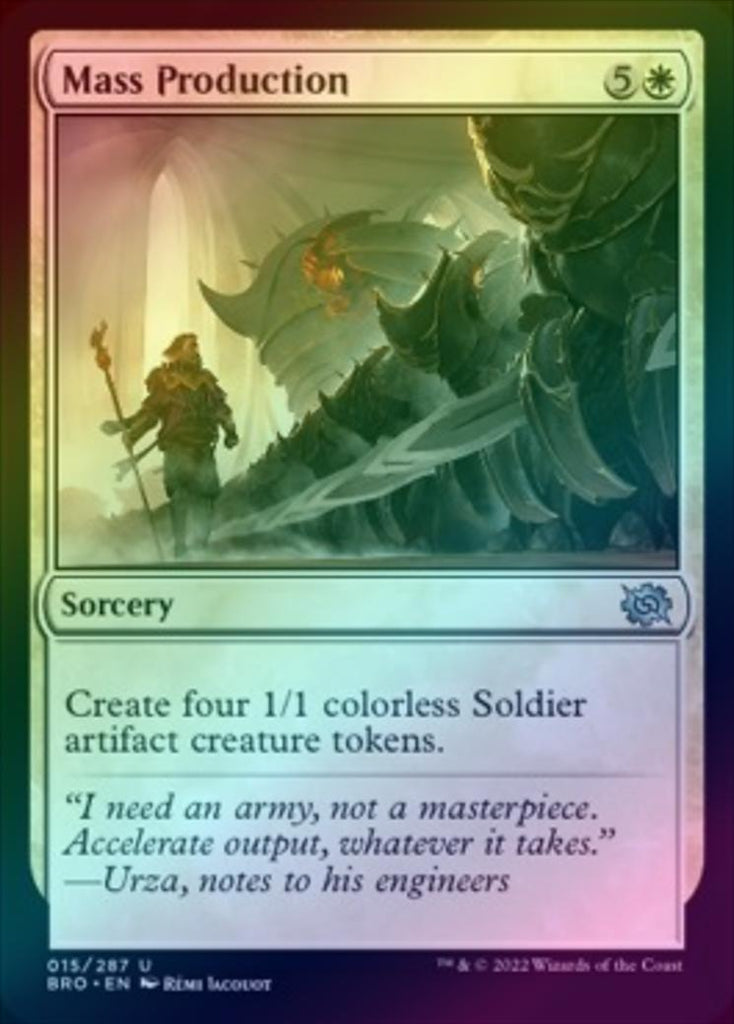 401 Games Canada - Mass Production (Foil) (BRO)