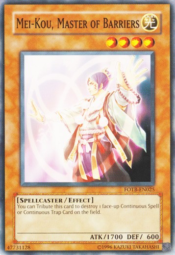 401 Games Canada - Mei-Kou, Master of Barriers - FOTB-EN025 - Common ...