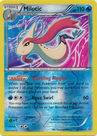 401 Games Canada - Milotic - 44/160 - Holo Rare - Reverse Holo