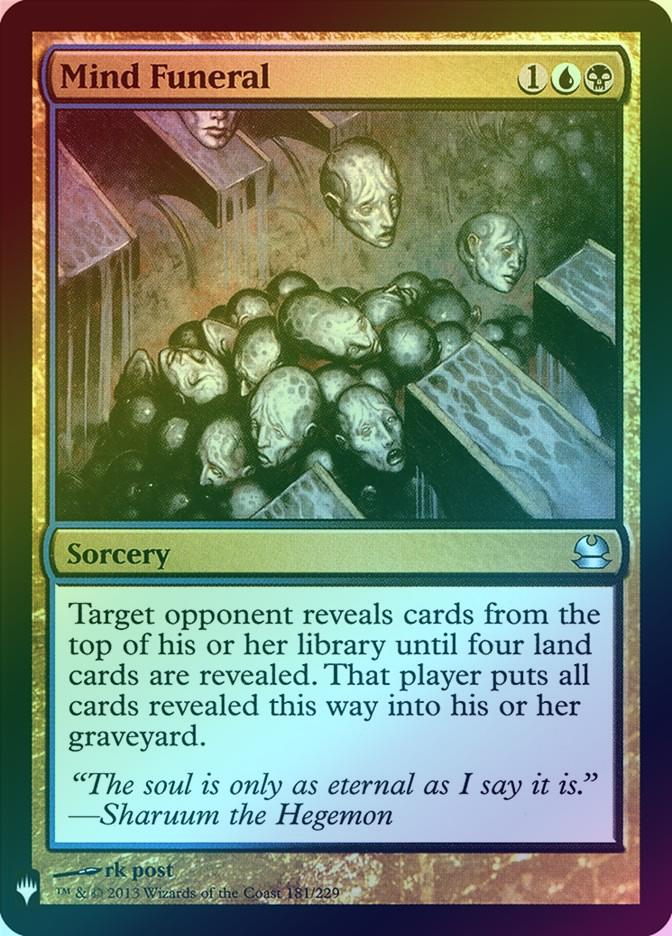 401 Games Canada - Mind Funeral - MMA Reprint (Foil) (PLST)