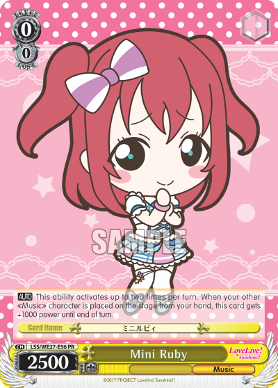 401 Games Canada - Mini Ruby - LSS/WE27-E56 - Promo