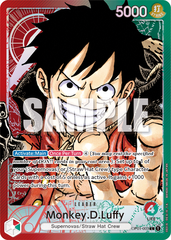 401 Games Canada - Monkey.D.Luffy (Parallel) - OP01-003 - Leader