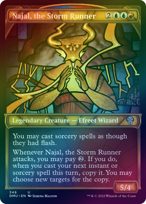 401 Games Canada - Najal, the Storm Runner - Stained Glass Showcase ...