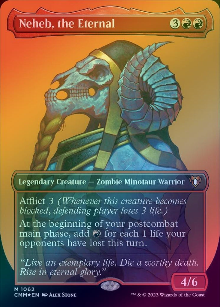 401 Games Canada - Neheb, the Eternal - Borderless (Textured Foil) (CMM)