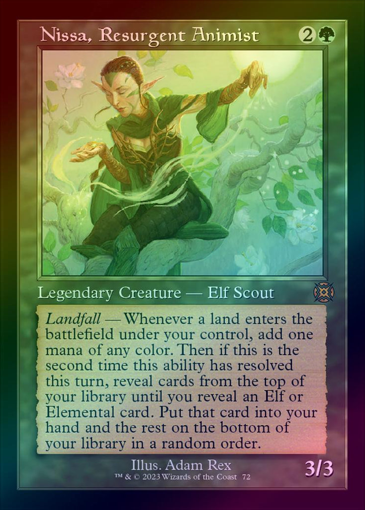 401 Games Canada - Nissa, Resurgent Animist - Retro Frame (Foil) (MAT)