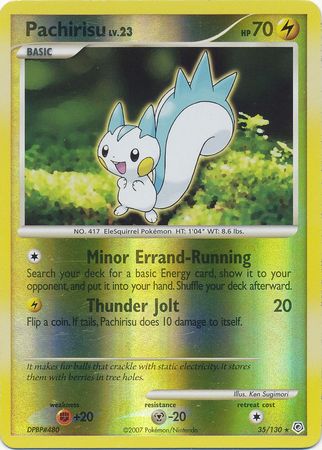 401 Games Canada - Pachirisu - 35/130 - Rare - Reverse Holo
