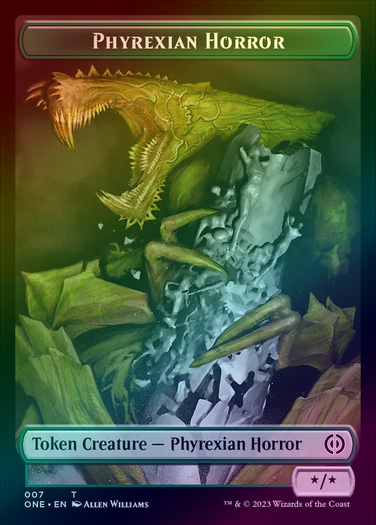 401 Games Canada - Phyrexian Horror Token (007) (Foil) (TONE)
