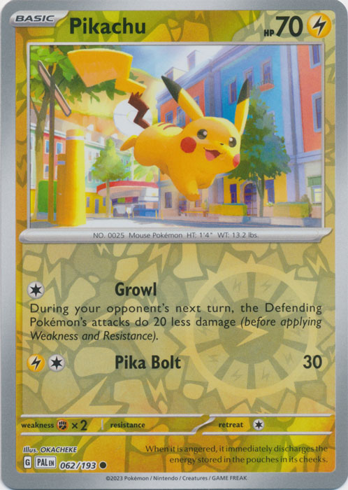 401 Games Canada - Pikachu - 062/193 - Common - Reverse Holo