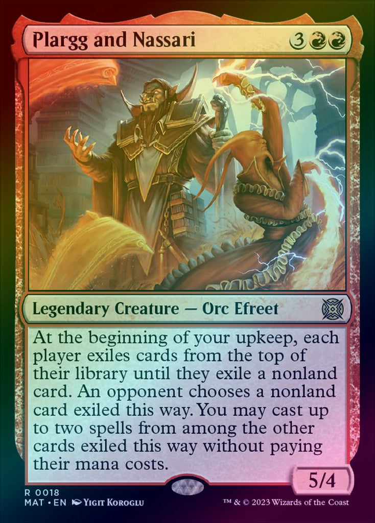 401 Games Canada - Plargg and Nassari (Foil) (MAT)