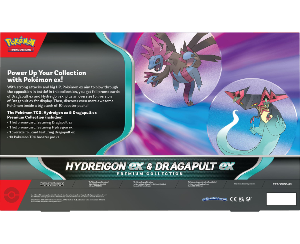 401 Games Canada - Pokemon - Hydreigon ex & Dragapult ex Premium ...