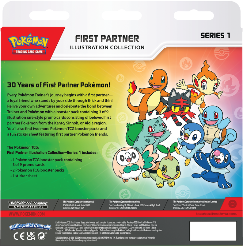 401 Games Canada - Pokemon - First Partner Illustration Collection ...